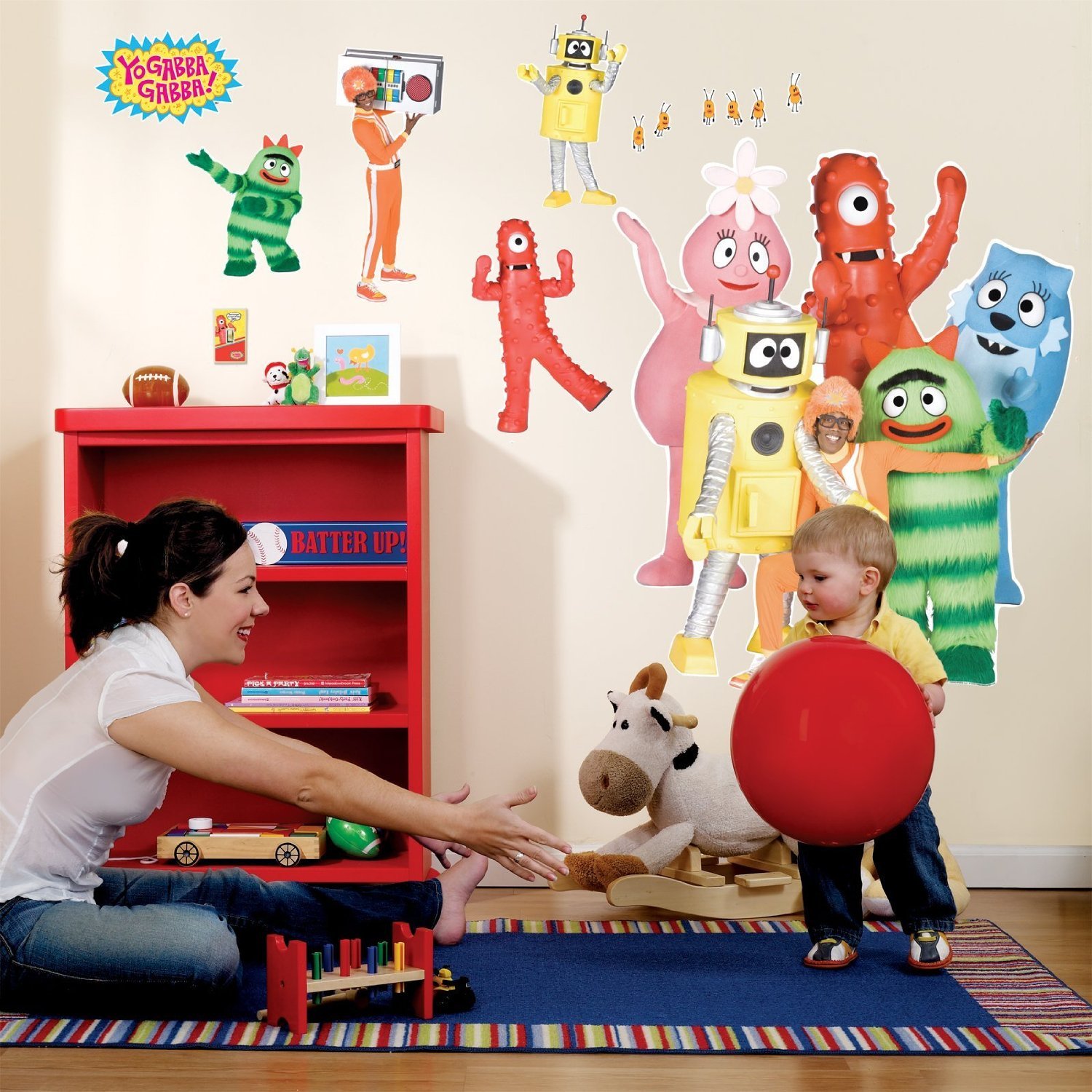 Yo Gabba Gabba Foofa Giant Wall Decal Party Time For Life